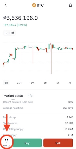 How do I enable crypto price alerts? – Coins.ph Help Center