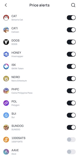 How do I enable crypto price alerts? – Coins.ph Help Center