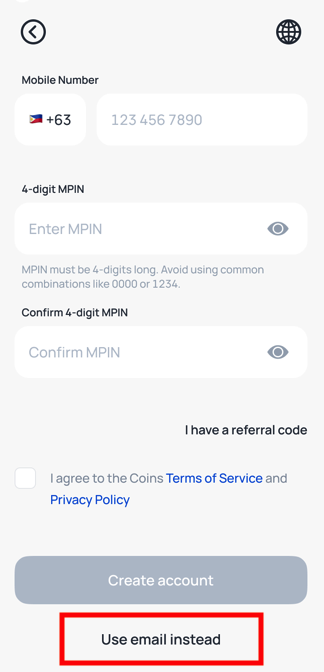 How do I sign up for a Coins.ph account? – Coins.ph Help Center