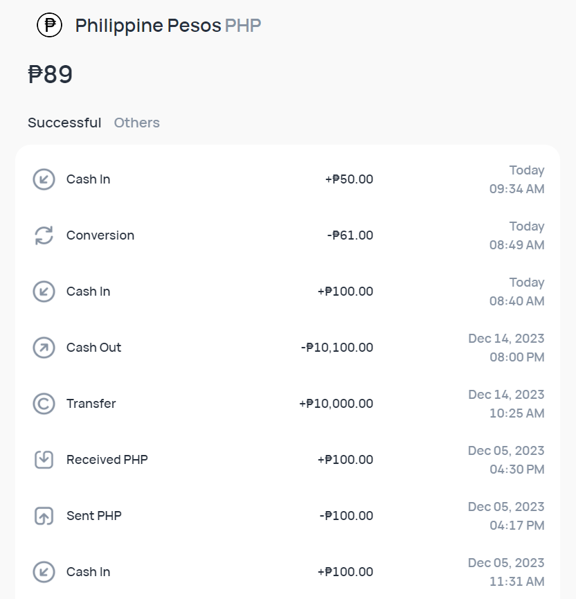 Understanding your wallet transaction history – Coins.ph Help Center