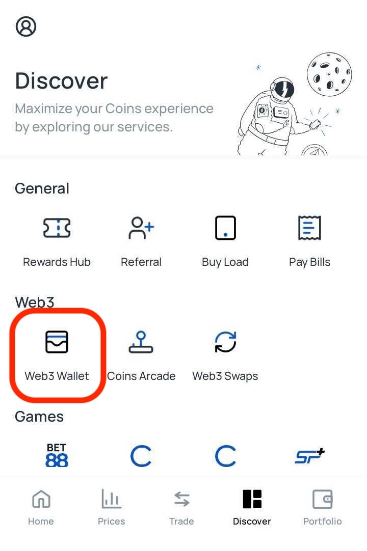How to create your Coins.ph Web3 wallet – Coins.ph Help Center